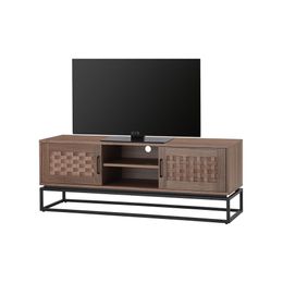 home24 TV-Lowboard Hult 150 cm in Pappel Dunkel | Gr.: onesize