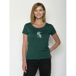 Greenbomb Loves Bird Look in Petrol Green | Gr.: M