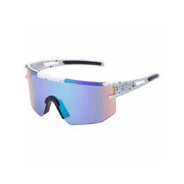 BEZLIT Herren Sonnenbrille in Wei&szlig;/Gr&uuml;n, Blau - Gr&uuml;n | Gr.: onesize