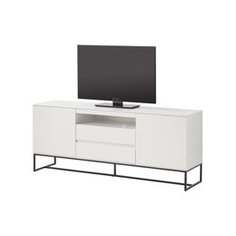 home24 TV-Lowboard Zaddy I in Matt Wei&szlig; | Gr.: onesize