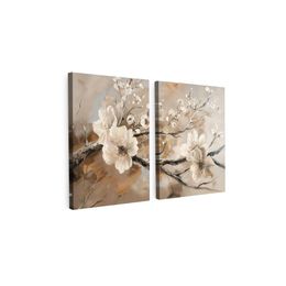 OnlyWow Leinwandbild 2er Set | Gr.: 80 x 60 cm