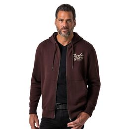 JP1880 Sweatjacke in espresso | Gr.: 8XL
