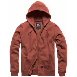 Vintage Industries Sweatjacke in Rot | Gr.: L