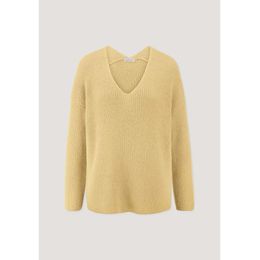 hessnatur Strickpullover in jojobagelb | Gr.: XXL