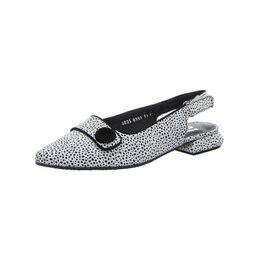 SIMEN Sling Pumps in grau/schwarz | Gr.: 39