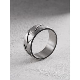 Reytel Ring 'BRAID' Herren Gr&ouml;&szlig;e 68 silber
