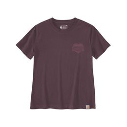 Carhartt T-Shirt Heritage in dunkellila in dunkellila | Gr.: M