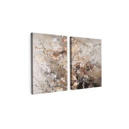 OnlyWow Leinwandbild 2er Set | Gr.: 80 x 60 cm