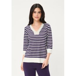 Olsen Strickpullover in Plum | Gr.: 46