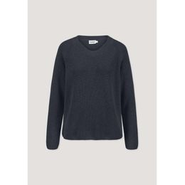 hessnatur Pullover Relaxed aus reiner Bio-Baumwolle in marine | Gr.: XS