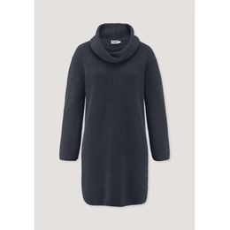 hessnatur Strickkleid Relaxed aus reiner Bio-Baumwolle in marine | Gr.: XXL