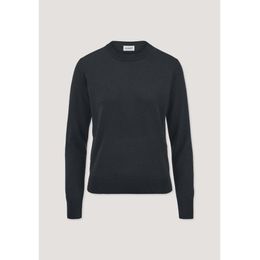 hessnatur Pullover Regular aus reiner Bio-Merinowolle in marine | Gr.: XXL