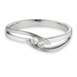 Bruno Banani Damen Silberring "Schmuck Geschenk", 54, Silber 925 (Sterlingsilber), 2,5mmsilberfarben, kristallwei&szlig;, Silber 925 (Sterlingsilber),