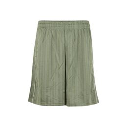 Karl Kani Herren Trainingsshorts "Karl Kani Signature Shadow Stripe Trackshorts"light olive, sanftes wei&szlig;, Gr. M, 100% Polyester, Hosen
