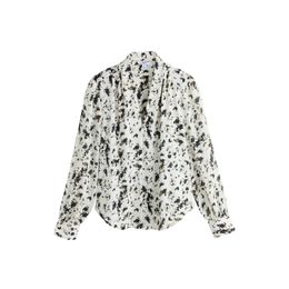 next Bluse Damen Gr&ouml;&szlig;e 7XL ecru / schwarz