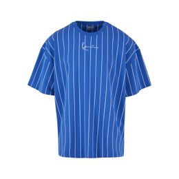 Karl Kani Herren T-Shirt "Karl Kani Herren", blau, Gr. S, gestreift, 100% Baumwolle, Shirts