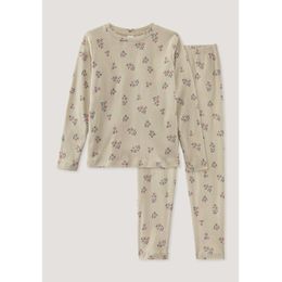 hessnatur Pyjama in perlmutt | Gr.: 122/128