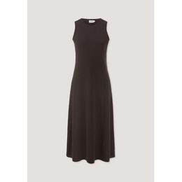 hessnatur Strickkleid Regular aus reiner Bio-Merinowolle in kakao braun | Gr.: S