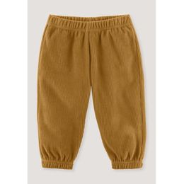 hessnatur Cord Hose aus reiner Bio-Baumwolle in caramel | Gr.: 74/80