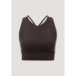 hessnatur Bustier in espresso | Gr.: 38