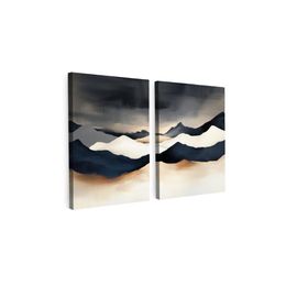 OnlyWow Leinwandbild 2er Set | Gr.: 120 x 90 cm