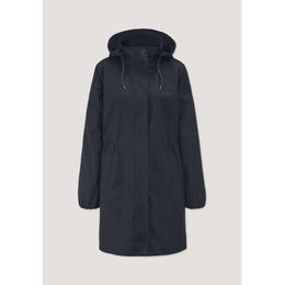 hessnatur Allwetterparka Relaxed NATURESHELL aus reiner Bio-Baumwolle in marine | Gr.: 40