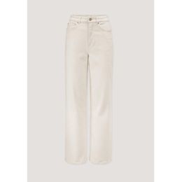 Hessnatur Jeans ALVA Wide Leg UNDYED aus Bio-Baumwolle mit Recycled-Baumwolle in natur | Gr.: 27-32