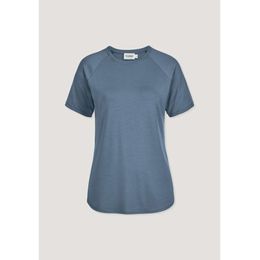 hessnatur T-Shirt in kristallblau | Gr.: 48