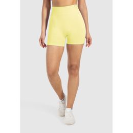 Smilodox Shorts Phelia Scrunch in Gelb | Gr.: S