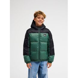 Quiksilver Jungen Steppjacke "COLD DAYS YOUTH JACKET", gr&uuml;n, Gr. 10, Obermaterial: 100% Nylon. Futter: 100% Polyester. Wattierung: 100% Polyester,