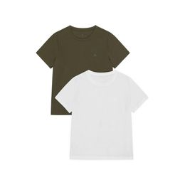 DANISH ENDURANCE T-Shirt Momentum Running in dark olive white | Gr.: S