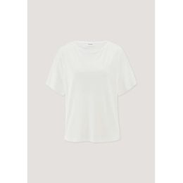 hessnatur T-Shirt Oversize aus TENCEL Lyocell und Bio-Baumwolle in naturweiss | Gr.: S