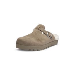 vitaform Samtziegenleder Clogs in taupe | Gr.: 35