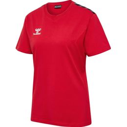 Hummel T-Shirt Hmlauthentic Lebensstil Damen in TRUE RED | Gr.: M