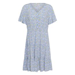 Love Copenhagen Dress 'LCLuda' female size 36 Beige / Blue / Yellow