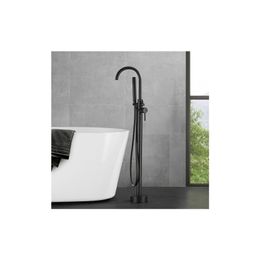 Home Deluxe Design Standarmatur freistehend MOON &ndash; Matt Schwarz