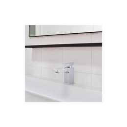 Home Deluxe Waschtischarmatur aus Messing AQUATIC - Chrome