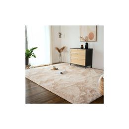 Home Deluxe Hochflor Teppich SOFI - 150 x 80 cm Dunkelgrau