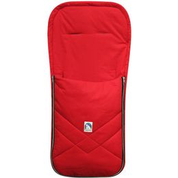Heitmann Felle Fu&szlig;sack &raquo;Eisb&auml;rchen - Sommerfu&szlig;sack&laquo; leichte Ausf&uuml;hrung, ideal im Sommer, f&uuml;r Kinderwagen & Buggy, waschbar rot Einheitsgr&ouml;&szlig;e Fu&szlig;sack