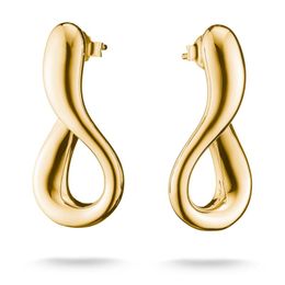 Thomas Sabo Damen Thomas Sabo Paar Creolen &raquo;Verdrehte Creolen gelbgoldfarben&laquo; gold Metall