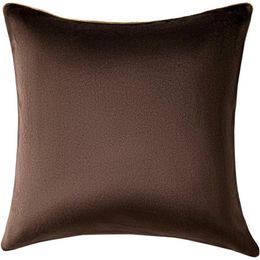OTTO home Kissenbezug &raquo;Tobbin&laquo; doppelseitige Kissen,aus Flannel, zweifarbig, verschiedene Farben braun Polyester, Polyester B/L: 50cm x 50cm, 2 Stk., 