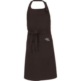 Vossen Kochsch&uuml;rze &raquo;K&Uuml;S Urban Chef&laquo; mit praktischen Taschen und verstellbarem Tr&auml;ger braun Denim/Jeans, Baumwolle B/L: 80cm x 90cm