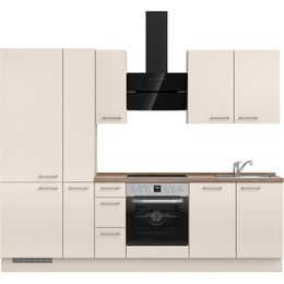 Nobilia K&uuml;chenzeile &raquo;"Laser II", NEU: individuell anpassbar mit gratis Profi-Beratung&laquo; vormontiert, 270 cm breit, optional mit verschiedenen E‐Ger&auml;te-