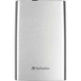 Verbatim externe HDD-Festplatte &raquo;Store 'n' Go USB 3.0&laquo; 1 TB Anschluss USB 2.0 USB 3.0 silber Elegantes und schlankes Design, das perfekt mit Ihrem Arbeitsplatz