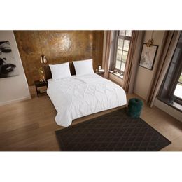 PURE luxury collection Wendebettw&auml;sche &raquo;Elegence&laquo; 3 Stk. Mikrofaser, Uni, Stickerei, luxuri&ouml;se Falten, Rei&szlig;verschluss wei&szlig; Microfaser, Obermaterial: 