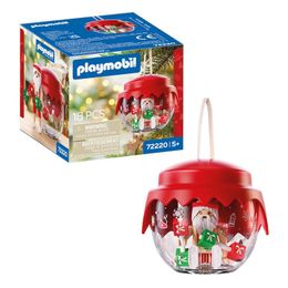 Playmobil Konstruktions-Spielset &raquo;Weihnachtskugel: Kraftsportler (72220), Christmas&laquo; rot Einheitsgr&ouml;&szlig;e Konstruktions-Spielset