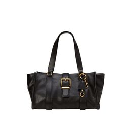Marc O'polo Accessories Damen Marc O'Polo Accessories Shopper &raquo;Cleo&laquo; Henkeltasche, Schultertasche mit abnehmbarem Lederanh&auml;nger schwarz B/H/T: 39cm x 