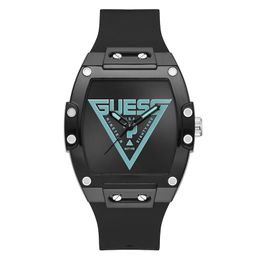 Guess Herren Quarzuhr &raquo;PHOENIX&laquo; Armbanduhr, Herrenuhr, Silikonarmband, analog schwarz Einheitsgr&ouml;&szlig;e