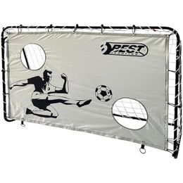 BEST Sporting Fu&szlig;balltor &raquo;Fu&szlig;balltor mit Torwand 2 Schussl&ouml;cher&laquo; schwarz B/H/L: 180cm x 120cm x 60cm, 1 Stk. Fu&szlig;balltor