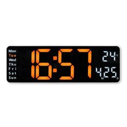 Hama Uhr &raquo;Digitale Wanduhr "Santa Cruz", Wei&szlig;&laquo; Tischuhr mit Thermometer, Fernbedienung wei&szlig; Einheitsgr&ouml;&szlig;e